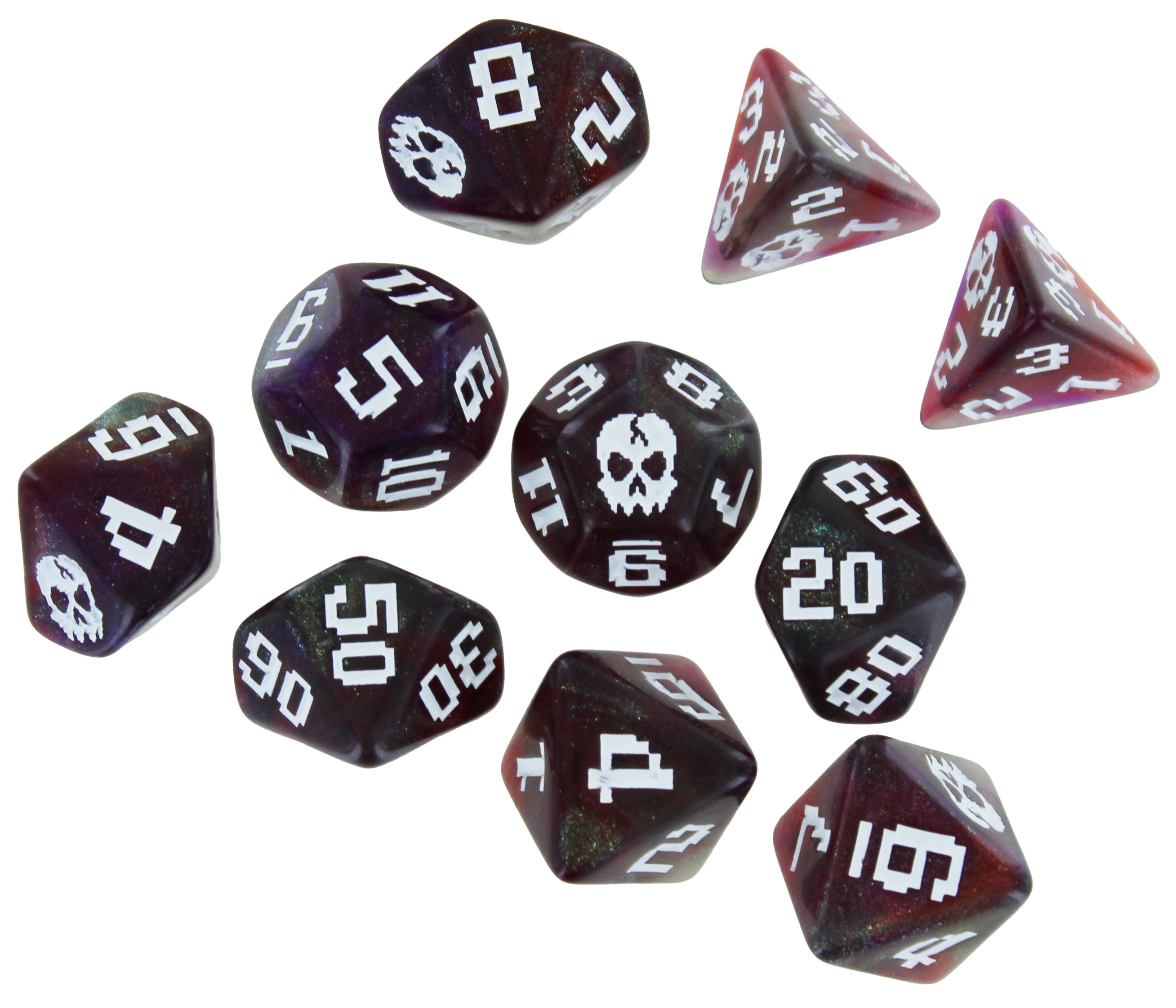 1UP-Dice Power Pack Set: Cackling Skull