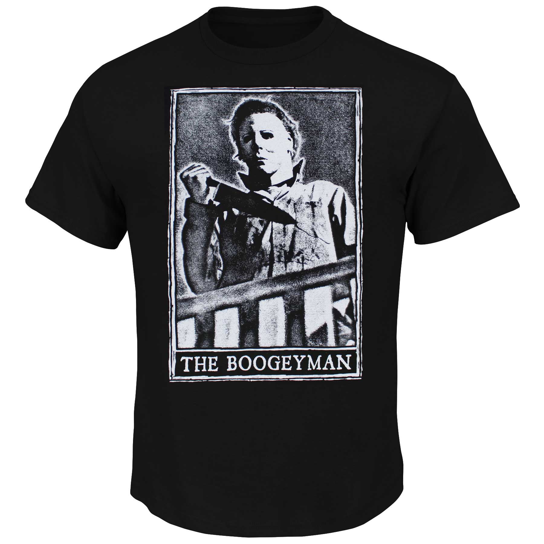 Halloween Michael Myers The Boogeyman Tarot Card Men's T-Shirt, Black