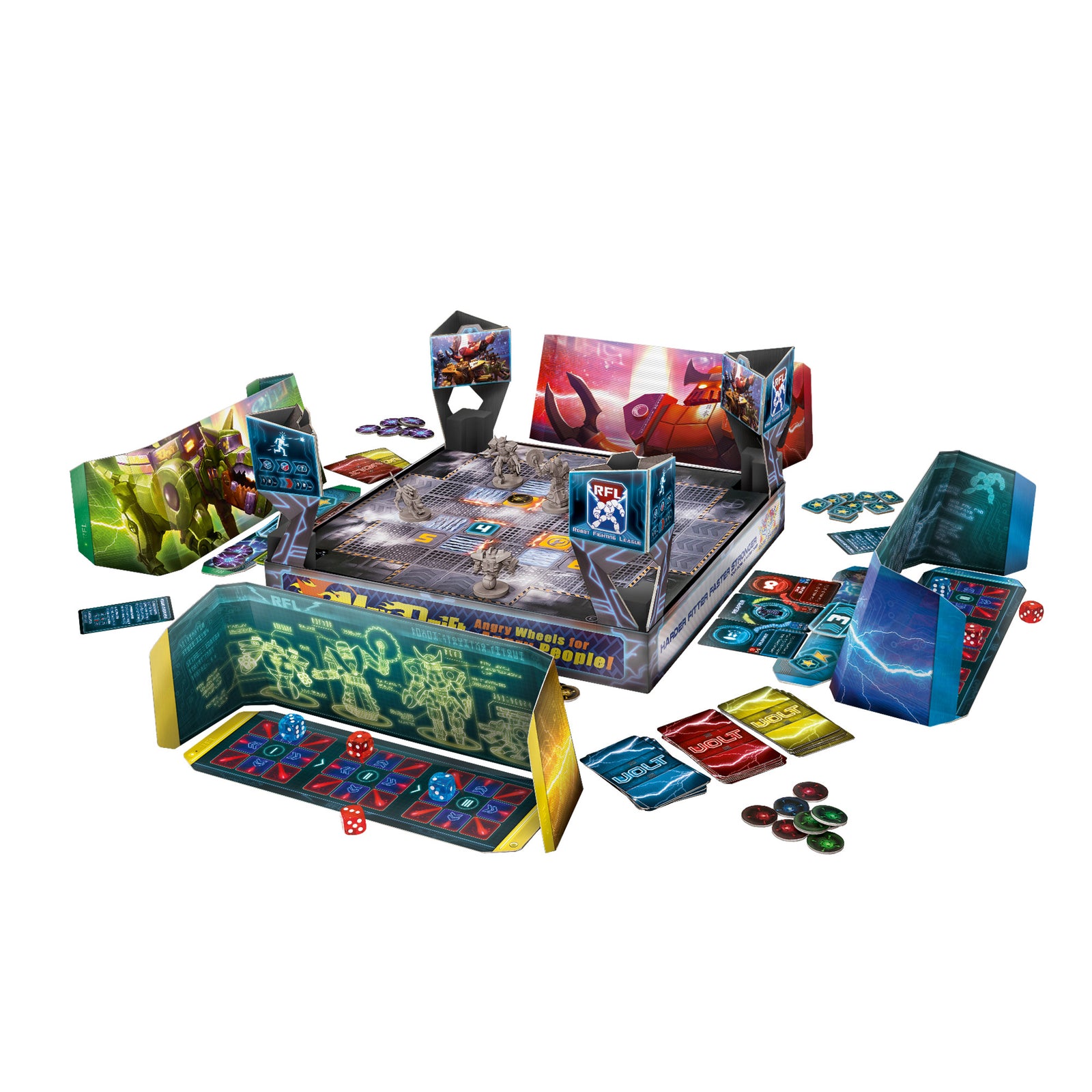 Volt Strategy Board Game | Robot Fighting Game