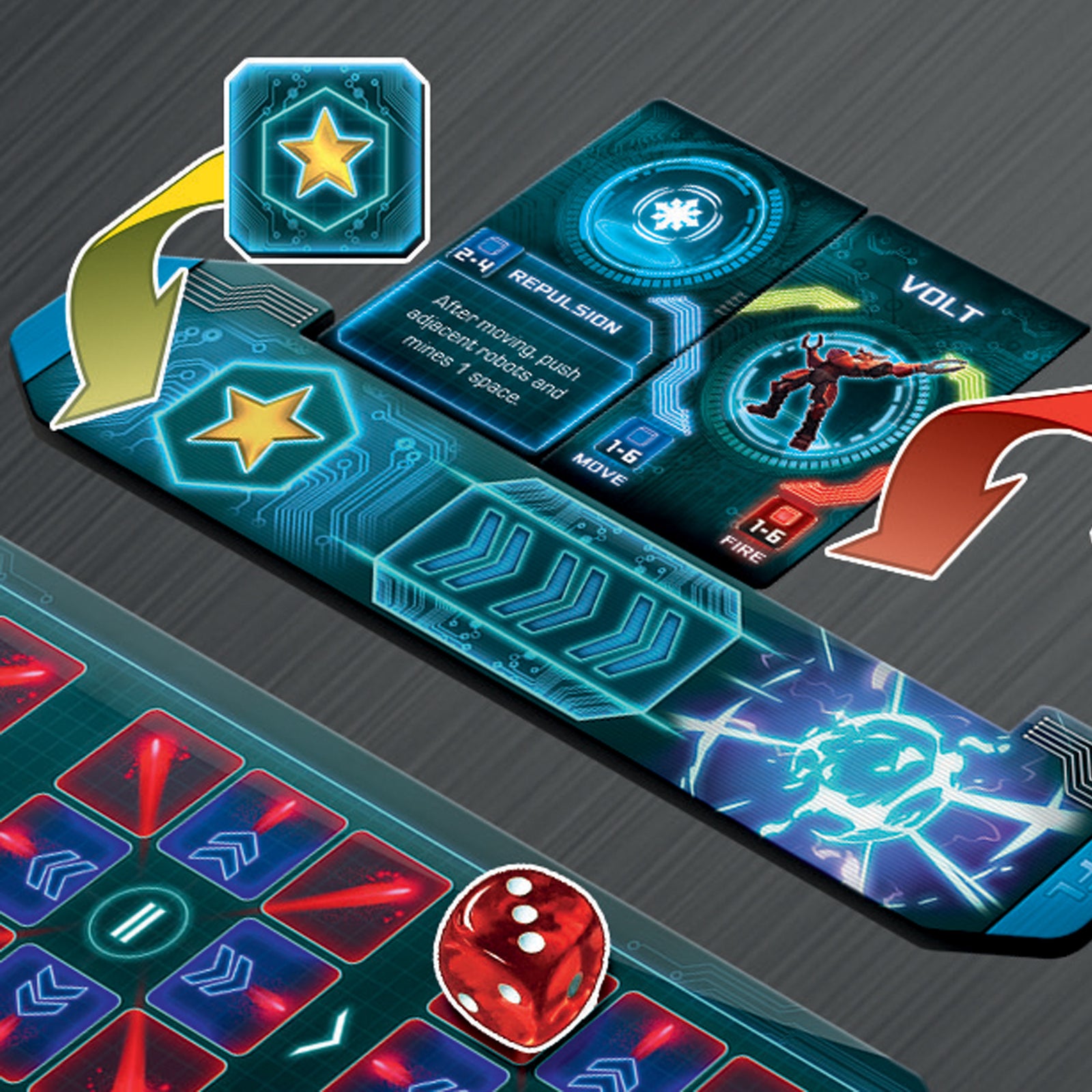 Volt Strategy Board Game | Robot Fighting Game