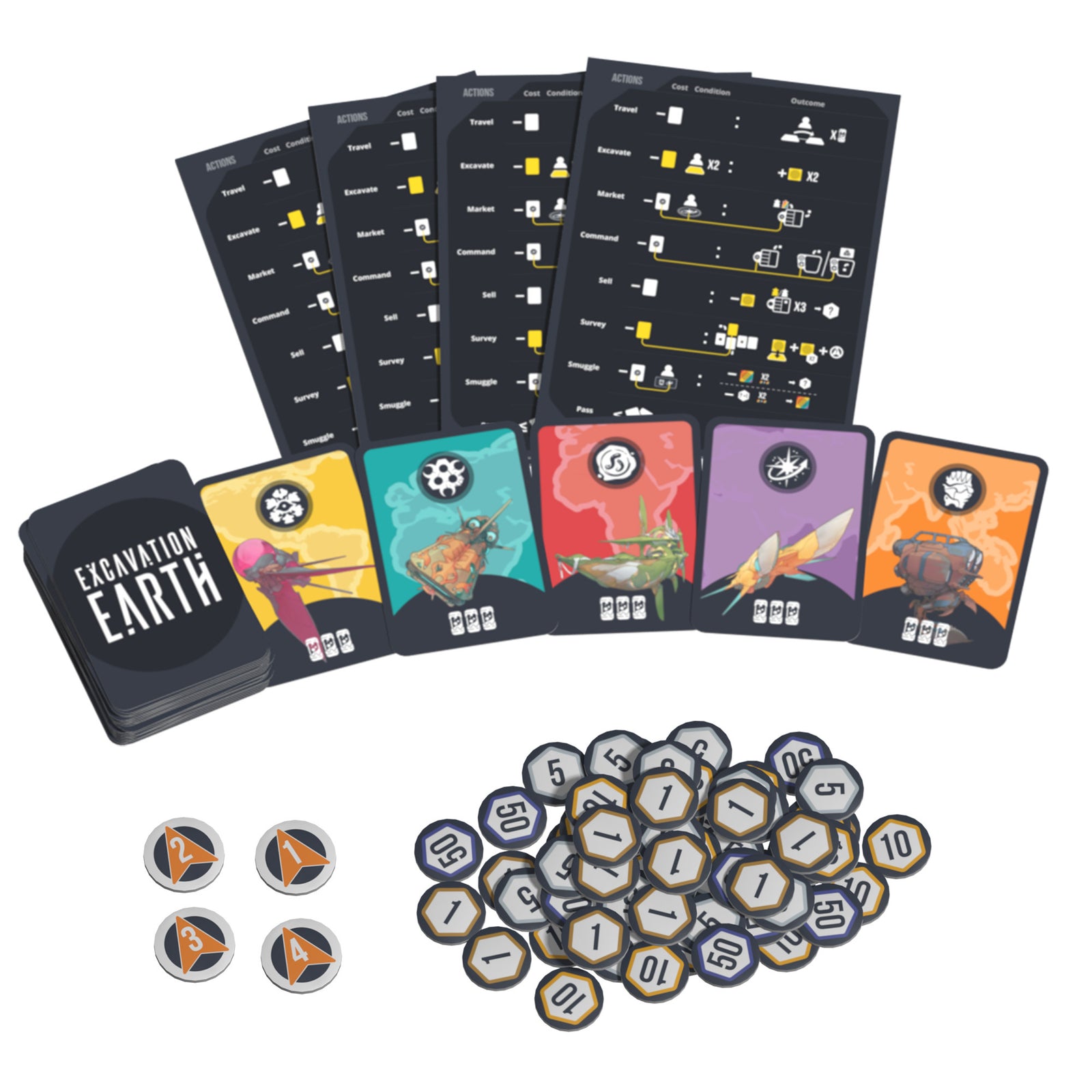 Excavation Earth Board Game