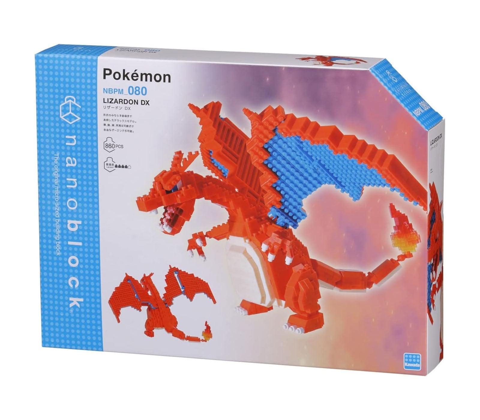 Nanoblock Pokemon Deluxe Charizard Building Kit