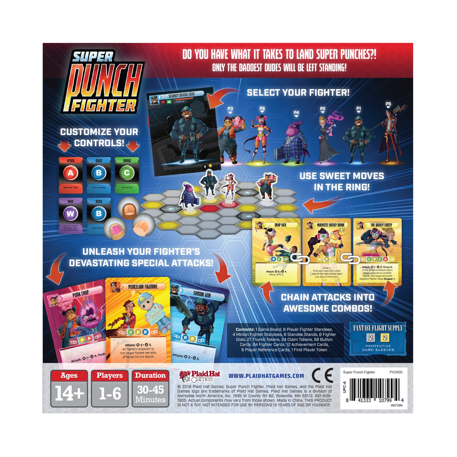Super Punch Fighter Board Game