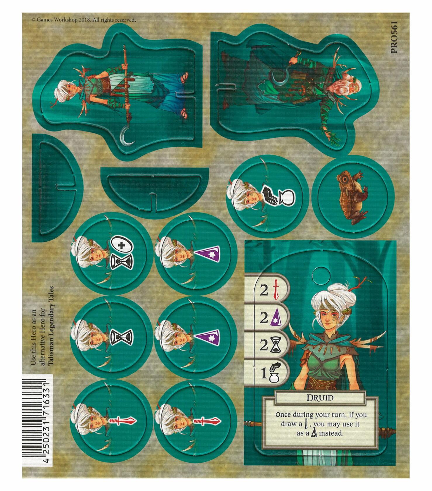 Talisman Legendary Tales: Druid Character Pack