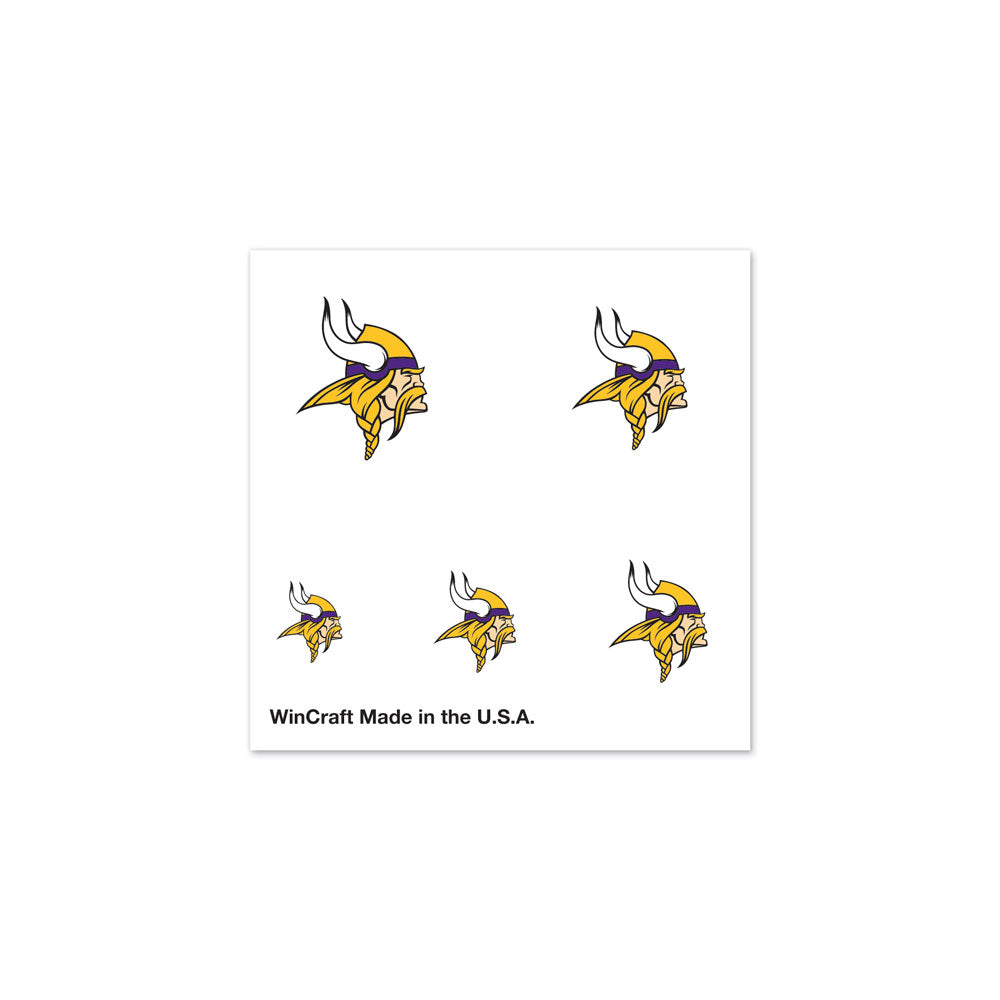 Minnesota Vikings Fingernail Tattoos